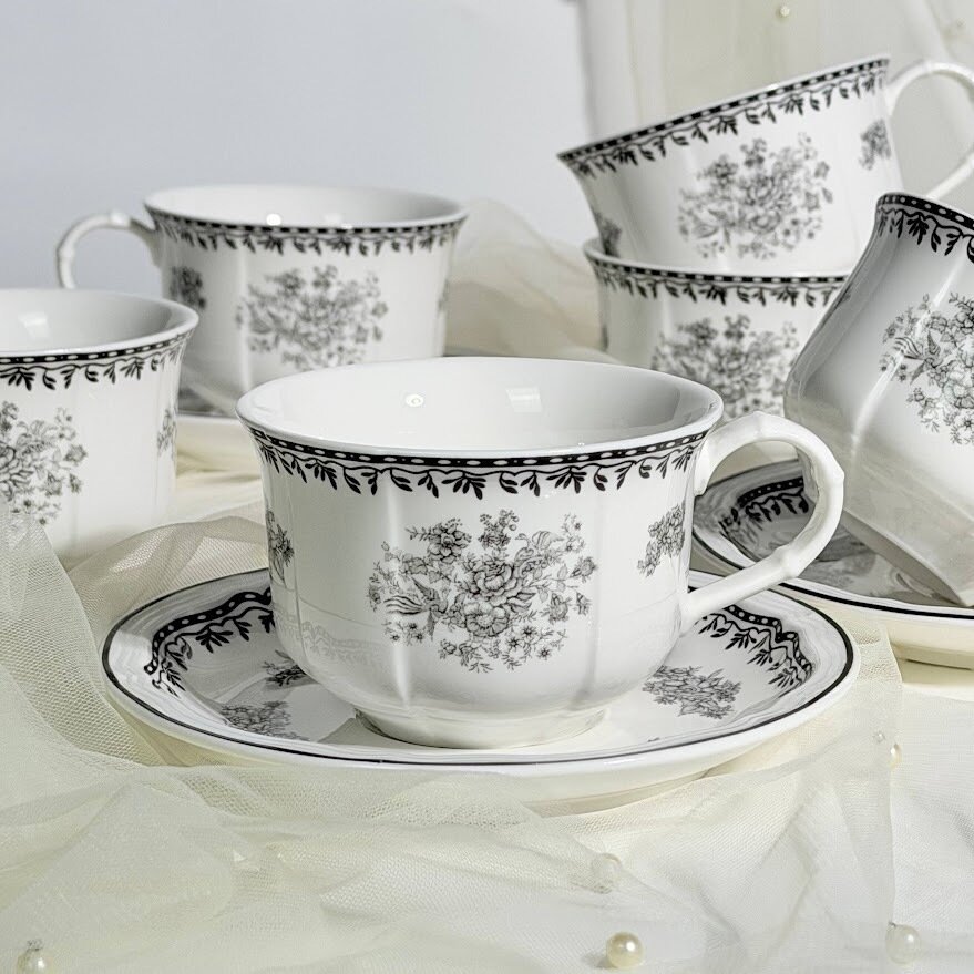 Чайный набор на 6 персон 12 предметов LENARDI Collection 220мл фарфор