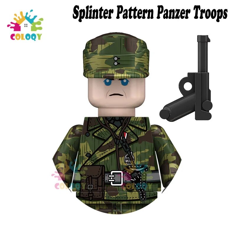 COLOQY Мини-конструкторы солдаты Вторая мировая война 1pcs
