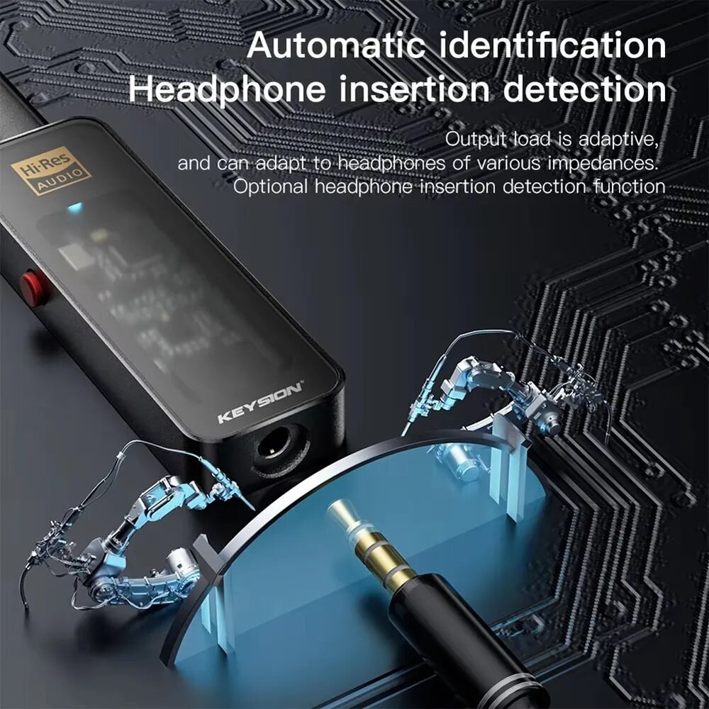 KEYSION CS43198 USB ЦАП Аудио HiFi Декодер для IOS Android Win10 — фото 1
