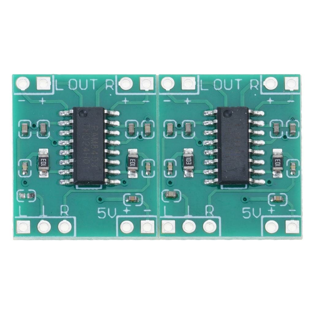 Цифровая двухканальная усилительная плата PAM8403, Плата усилителя