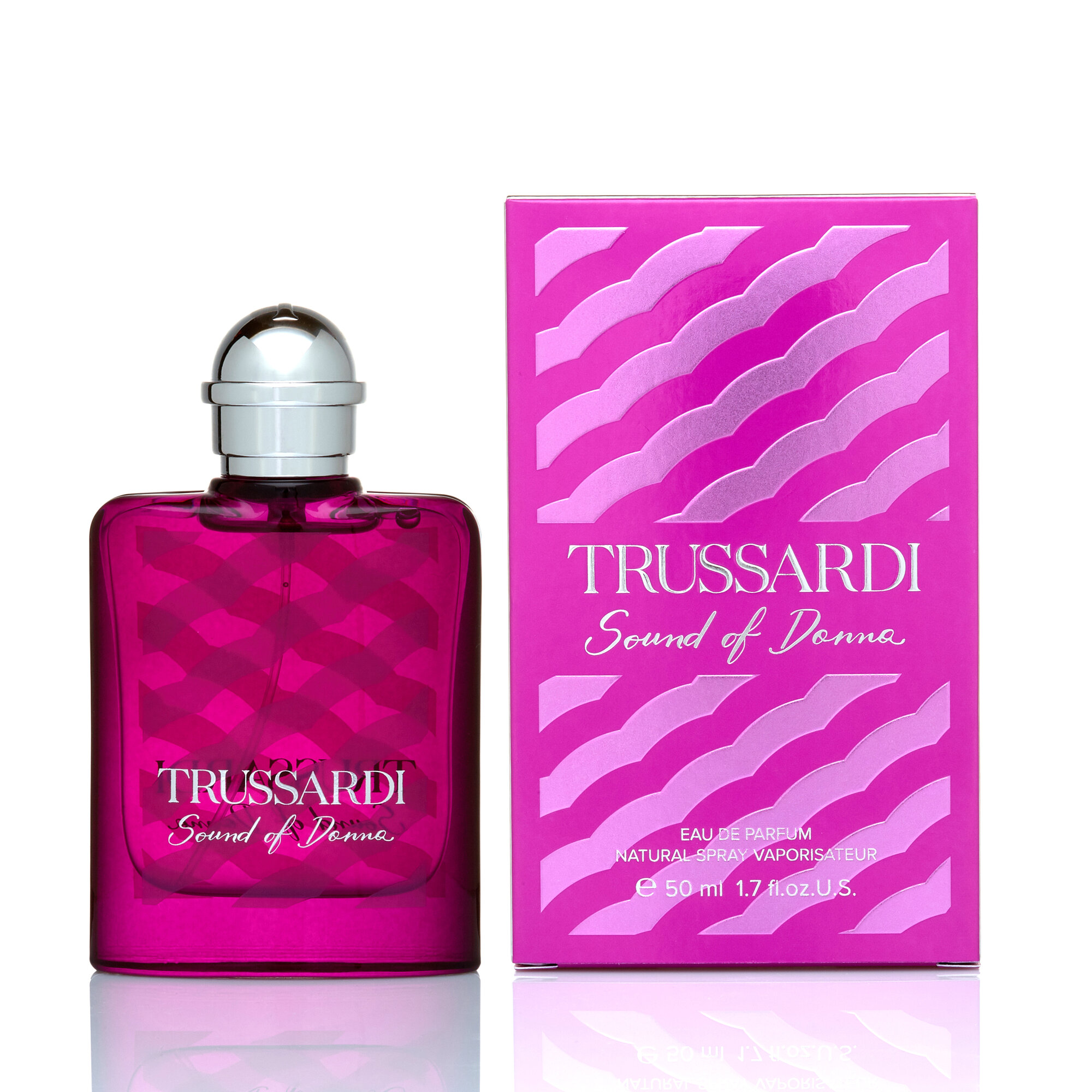 Парфюмерная вода для женщин Trussardi Sound of Donna 50 мл гурманские духи сливки с миндалём, восточно-цветочный аромат