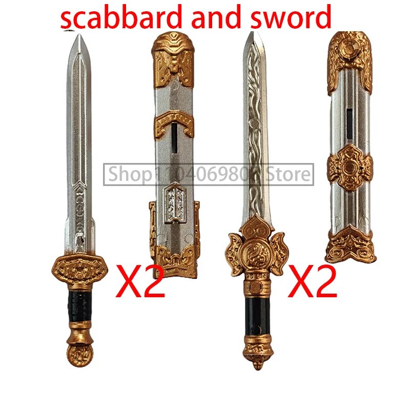 MOC военные строительные блоки средневековые солдаты T10 FD181-182-4PCS
