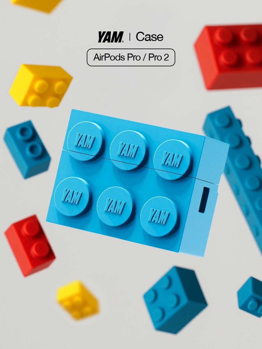 Чехол для наушников Apple AirPods Pro, Pro 2, Конструктор Yam