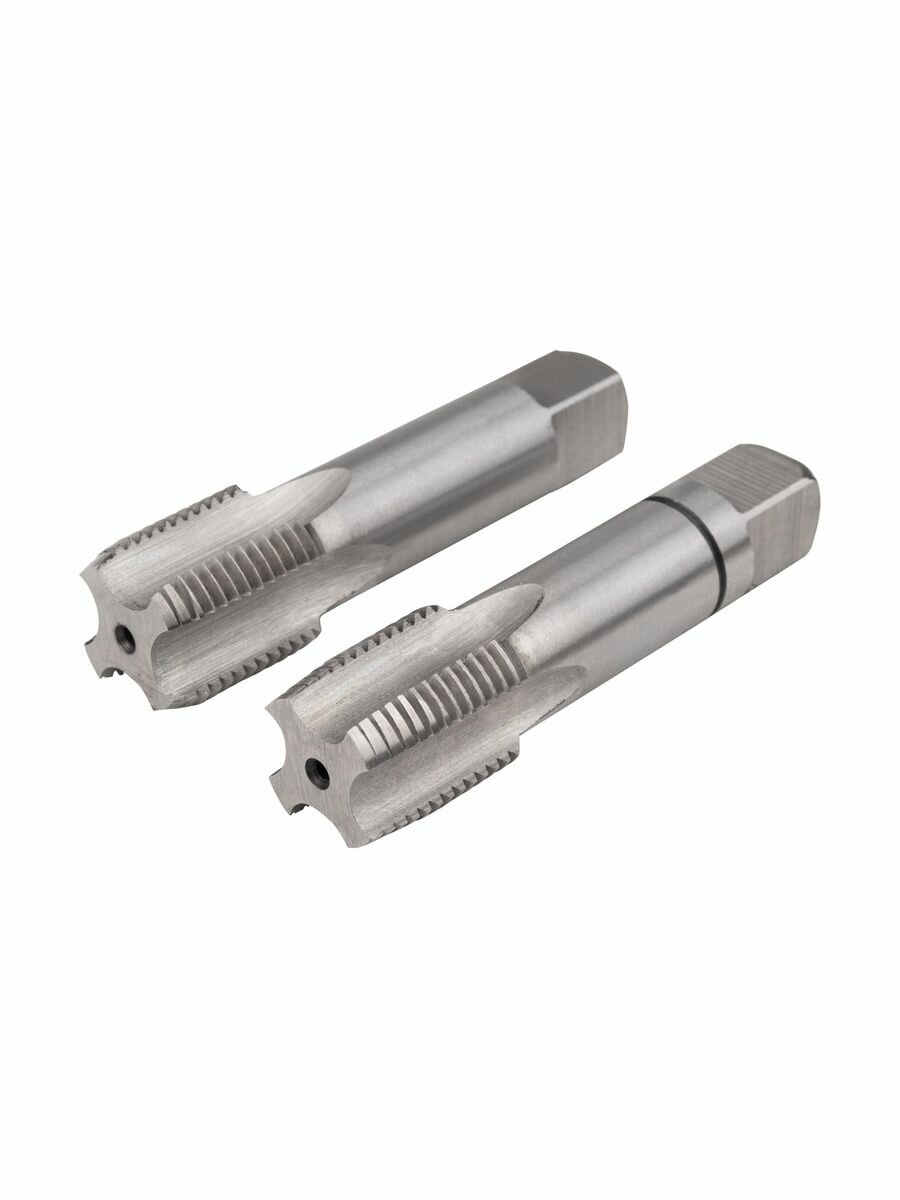 Набор метчиков NORGAU Industrial G 1/2, из HSS, по стали, чугуну и цветным металлам, 2 предмета.