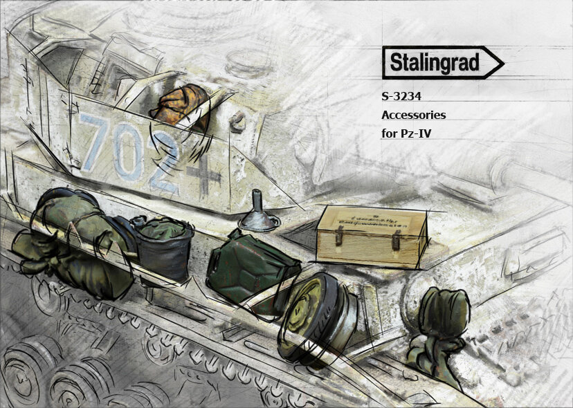 3234 Stalingrad Набор аксессуаров для танка Pz-IV 1/35