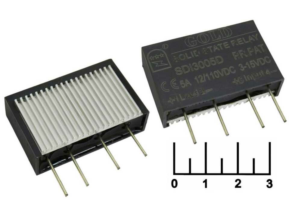 Оптореле 3-15VDC 5A/12-110VDC SD3005D