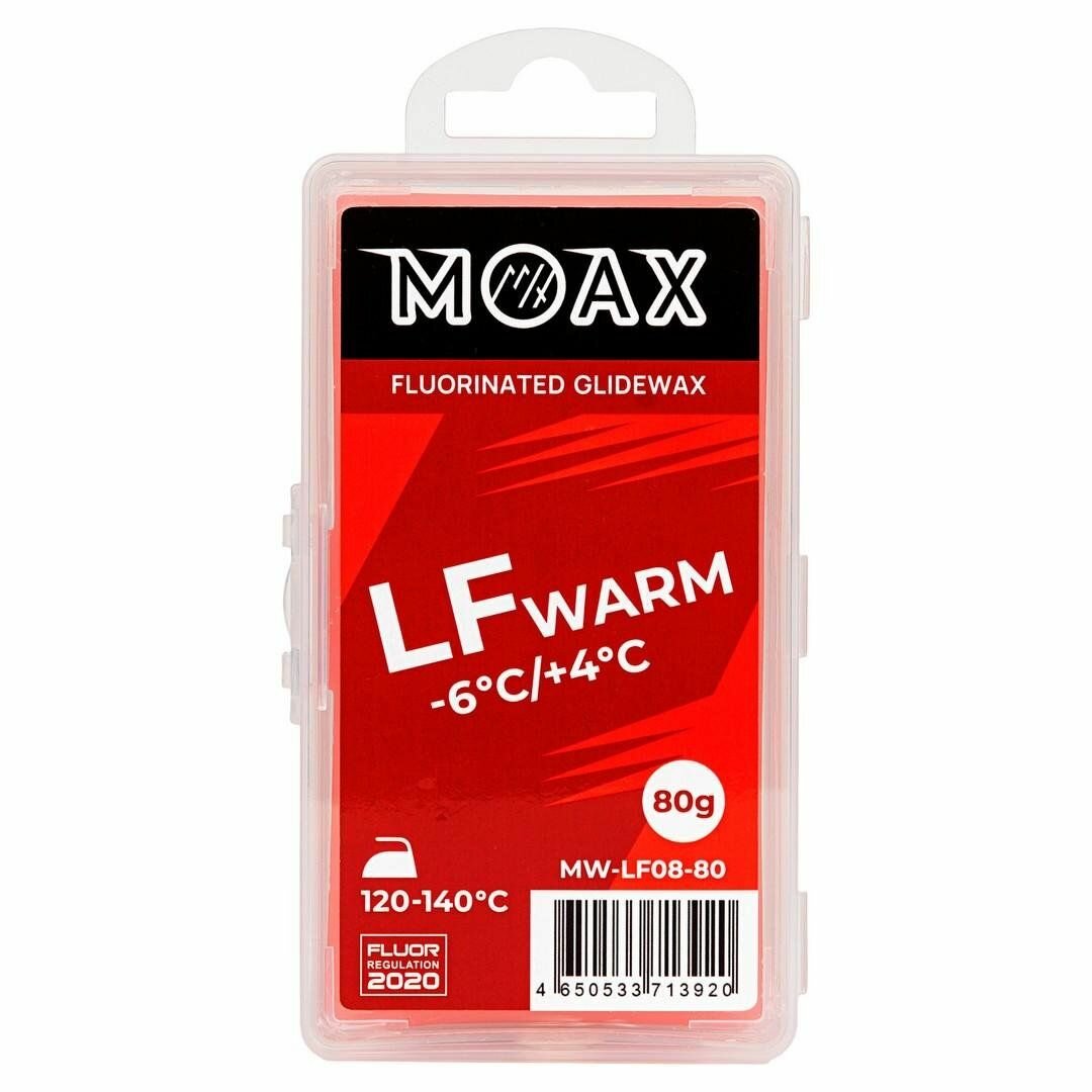 Низкофтористый парафин Moax LF WARM, -6С/+4С, 80g MW-LF08-80