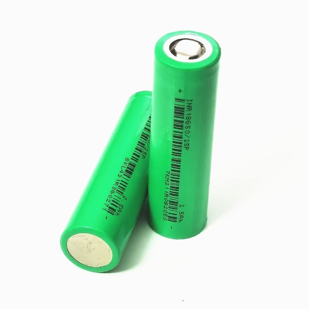 Аккумулятор INR 18650 25P 2500mAh 3,7v EVE высокотоковые 1шт.