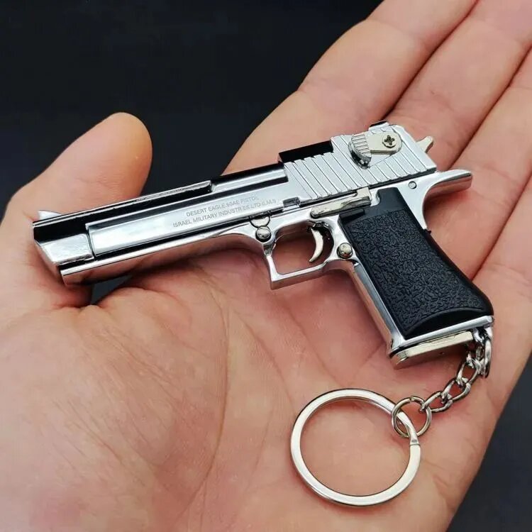 Брелок для ключей модели Desert Eagle Weapon, соотношение сторон 1:3, можно собирать и разбирать, PUBG/CS GO