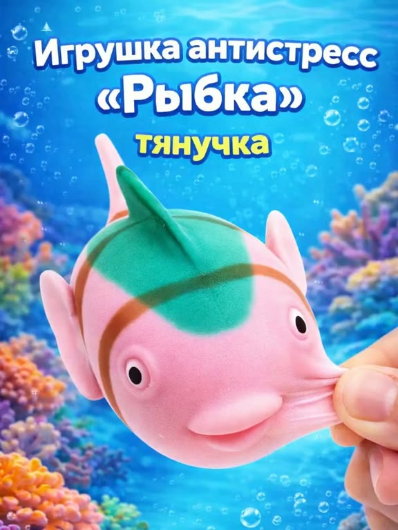 Игрушка антистресс "Рыбка" — фото 1