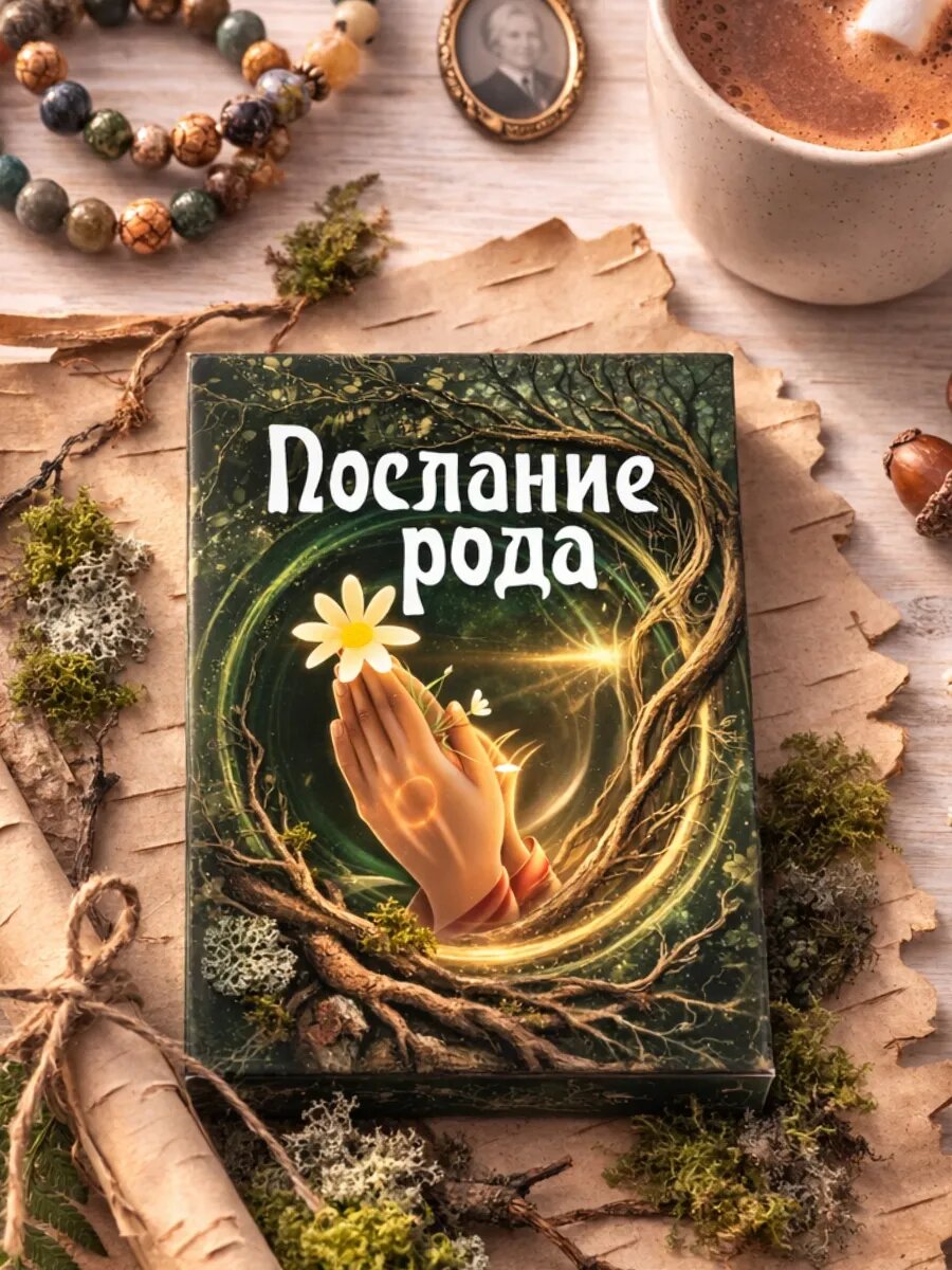 Метафорические ассоциативные карты МАК с посланием "Послание рода"