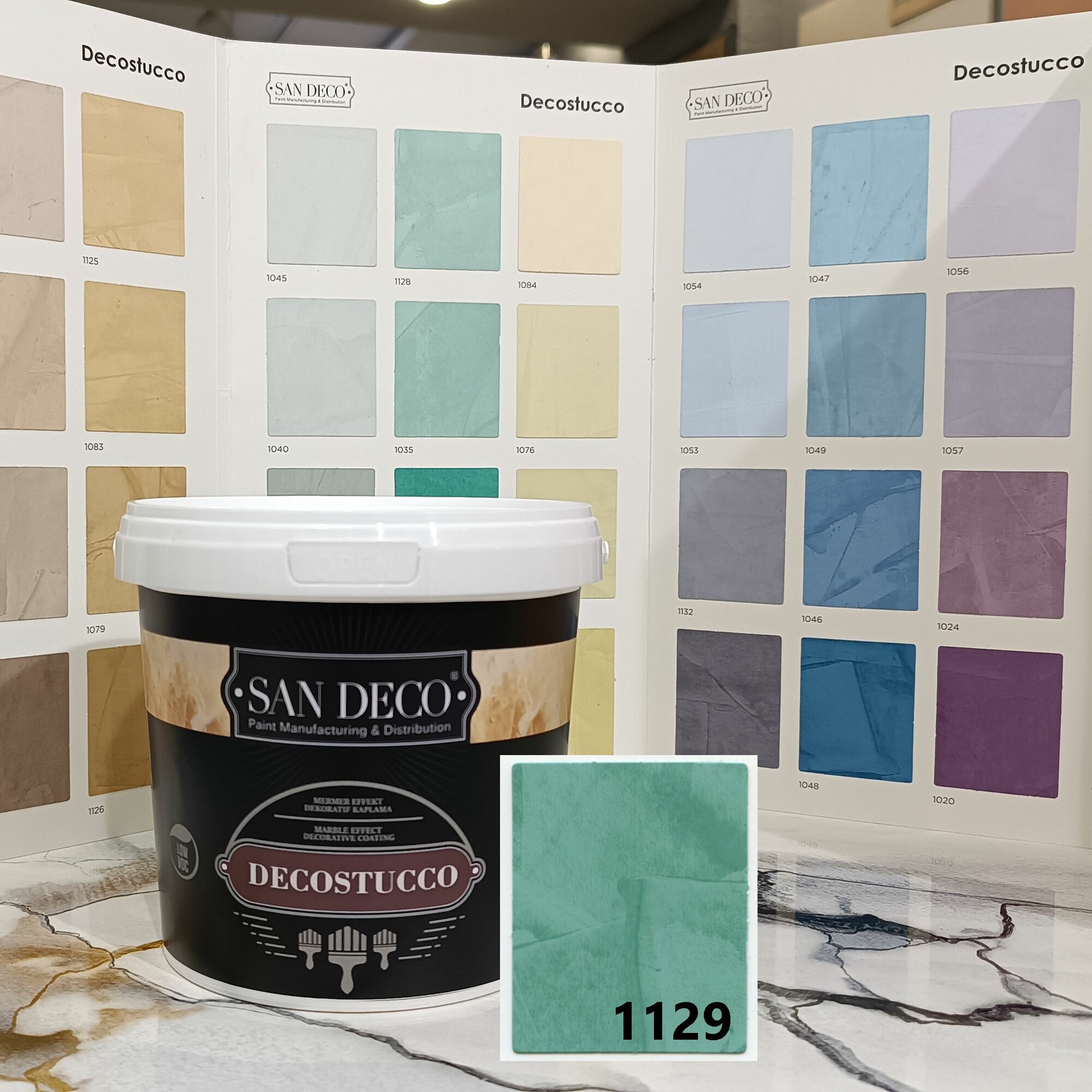 Декоративная венецианская штукатурка с имитацией мрамора "Венецианка" Decostucco 1кг