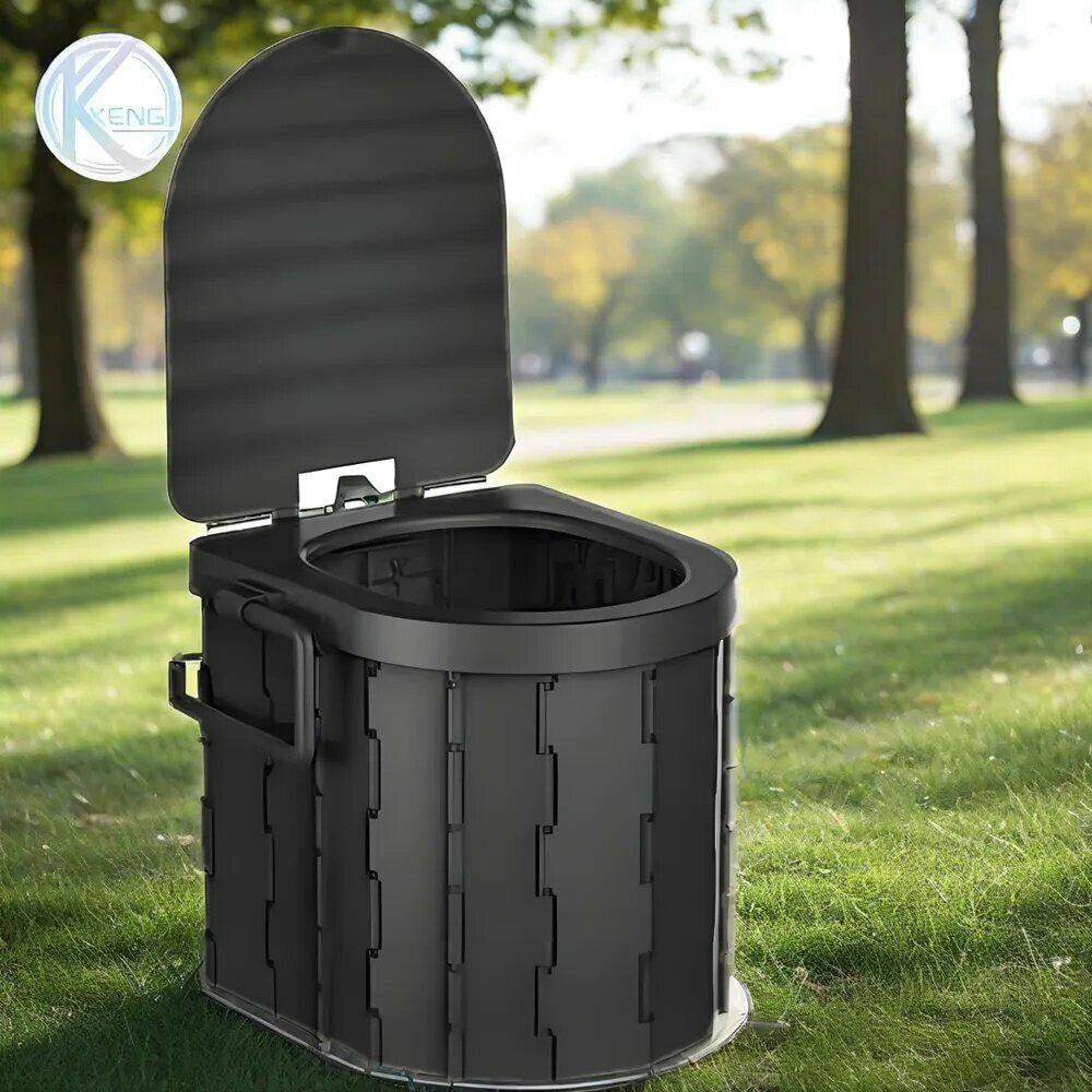 Складной туалет для кемпинга, похода, дачи, рыбалки, авто; Портативный походный унитаз