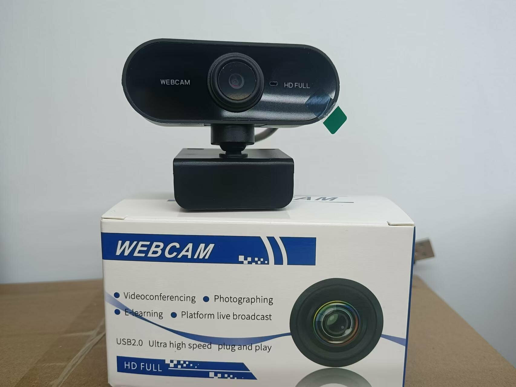 Веб-камера usb с микрофоном для пк и ноутбука hd 800x600 без драйверов с клипсой для видеозвонков