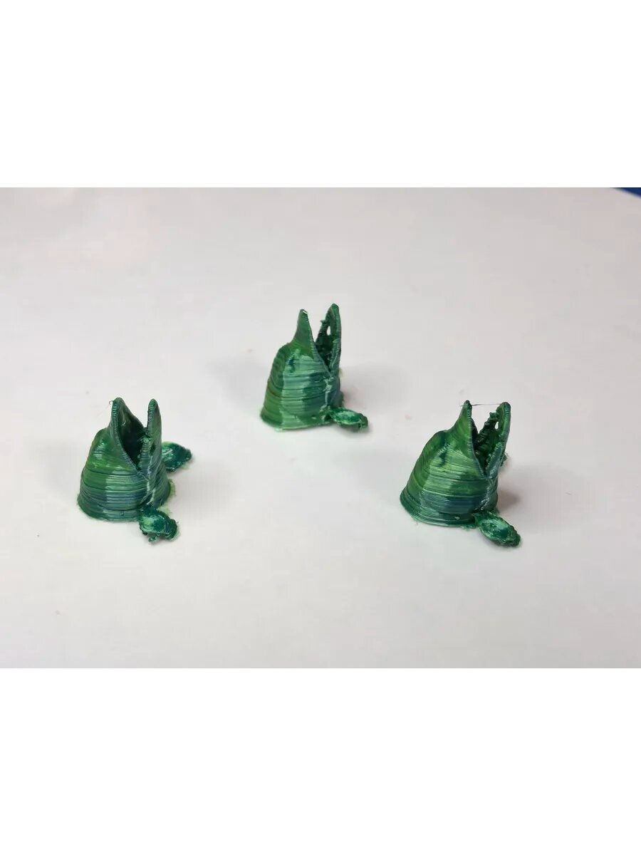 Набор миниатюр "Голова (Щука)" 3 шт, для ватной игрушки