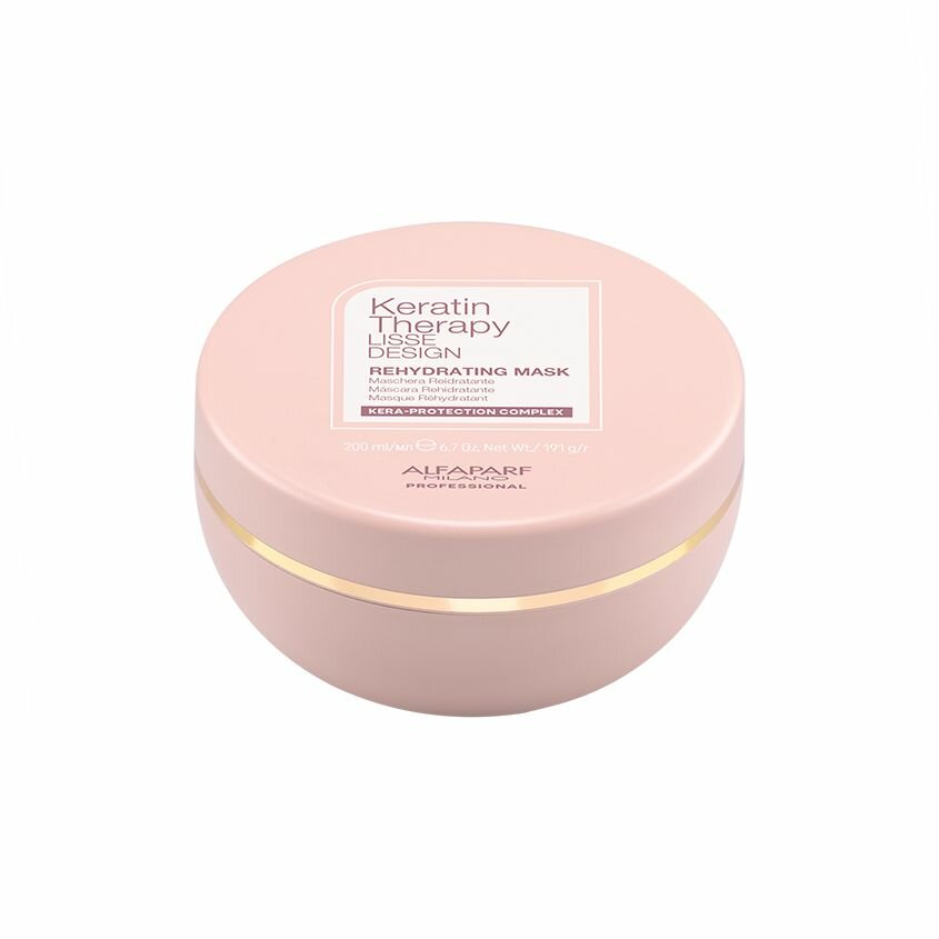 Маска для волос профессиональная кератиновая Alfaparf Milano Professional KT LD REHYDRATING MASK (200 мл) 23351