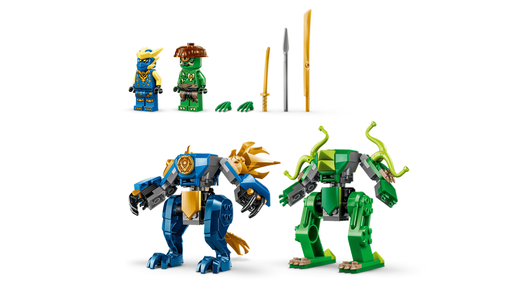 Конструктор LEGO Ninjago 71853 Бой драконьего меха Джея, 107 дет. — фото 1