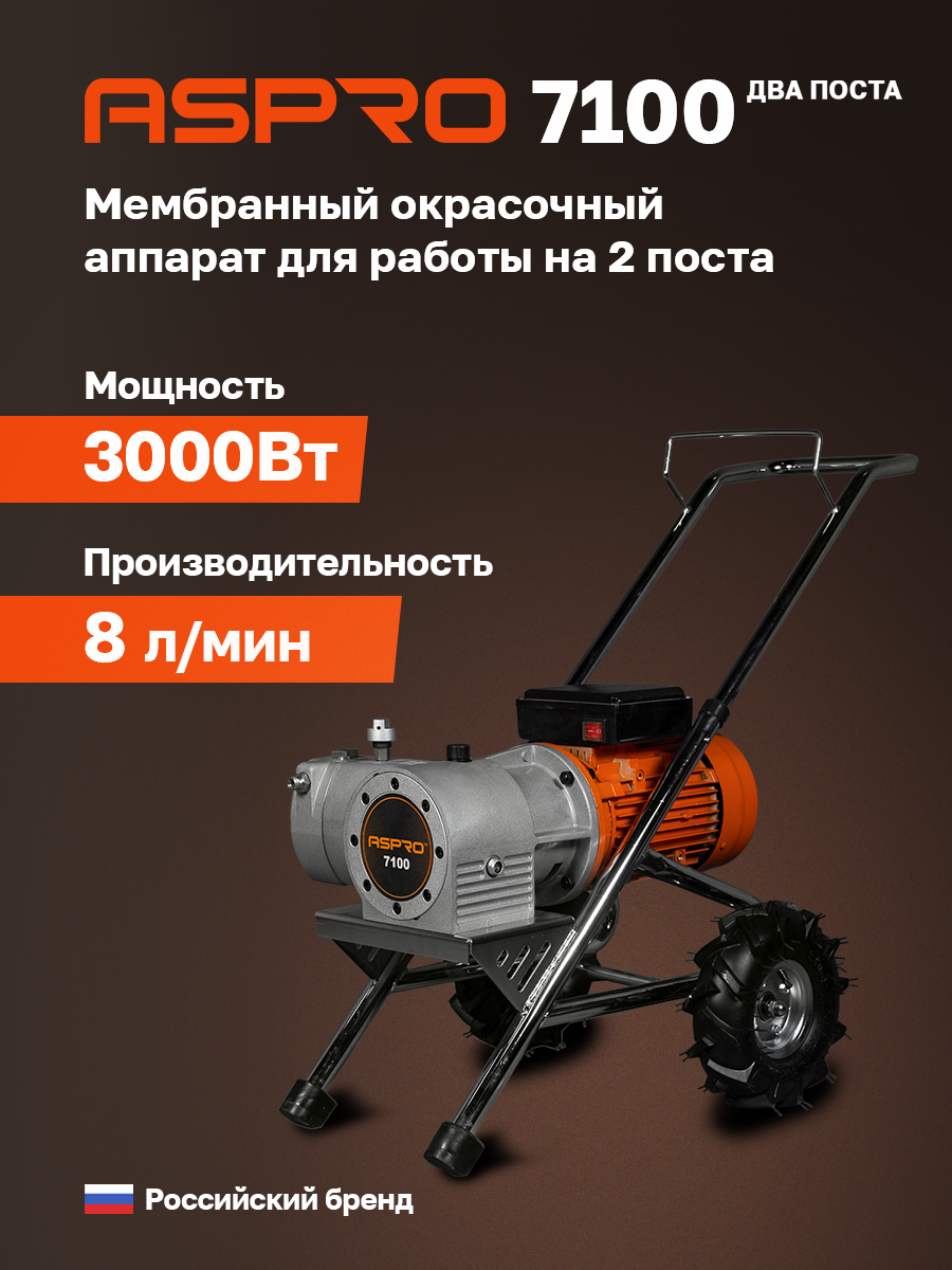 ASPRO 7100 (2 поста) окрасочный аппарат