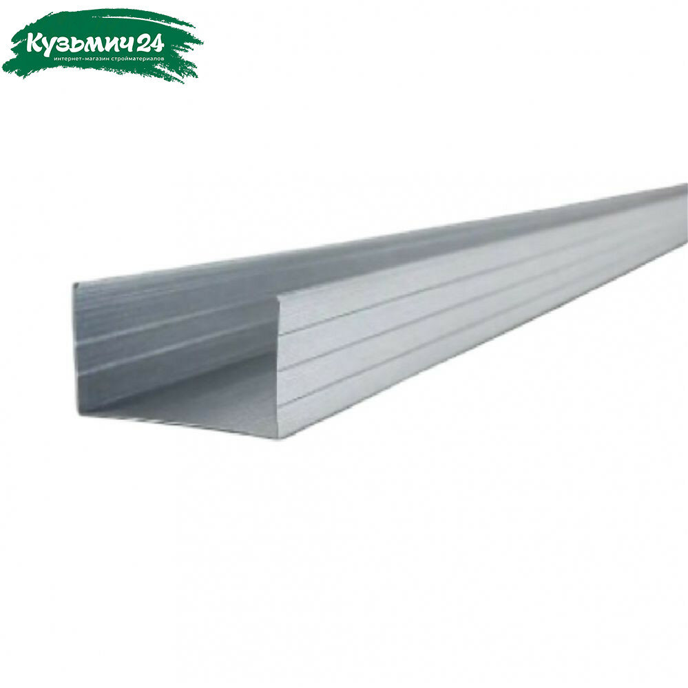 Профиль стоечный RBM ПС 50/50, сталь, 50х50х3000 мм, оцинкованный, для перегородок и стен