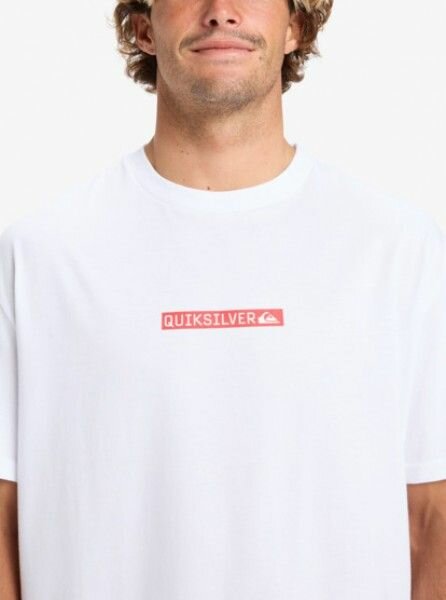 Футболка Quiksilver, размер S, белый — фото 1