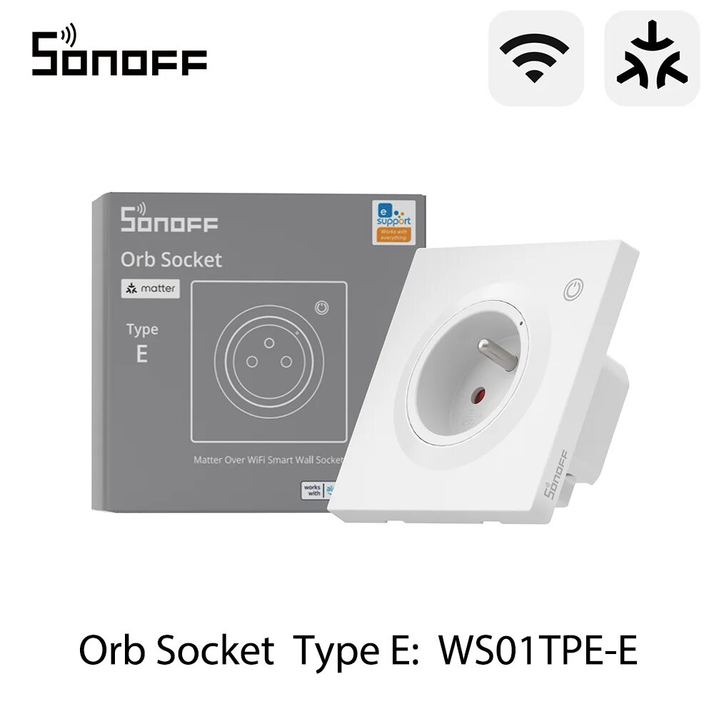 SONOFF WS01TPE-E Orb Розетка