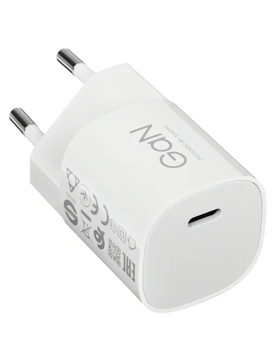 Сетевое зарядное устройство Xiaomi 33W Nano Power Adapter(USB-C) EU, цвет белый