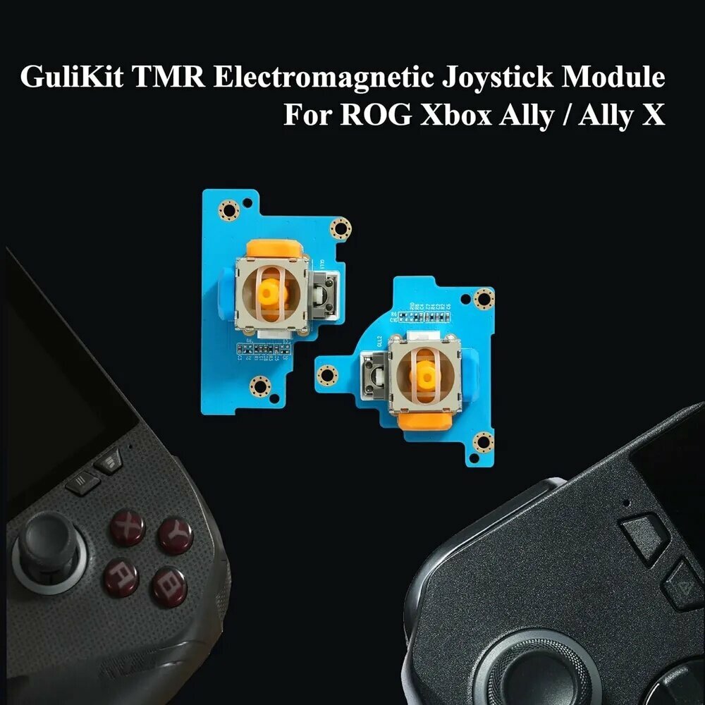 Модуль джойстика GuliKit TMR для ROG Xbox Ally / Xbox Ally X, замена модернизации анти-дрейфа электромагнитного аналогового пальца