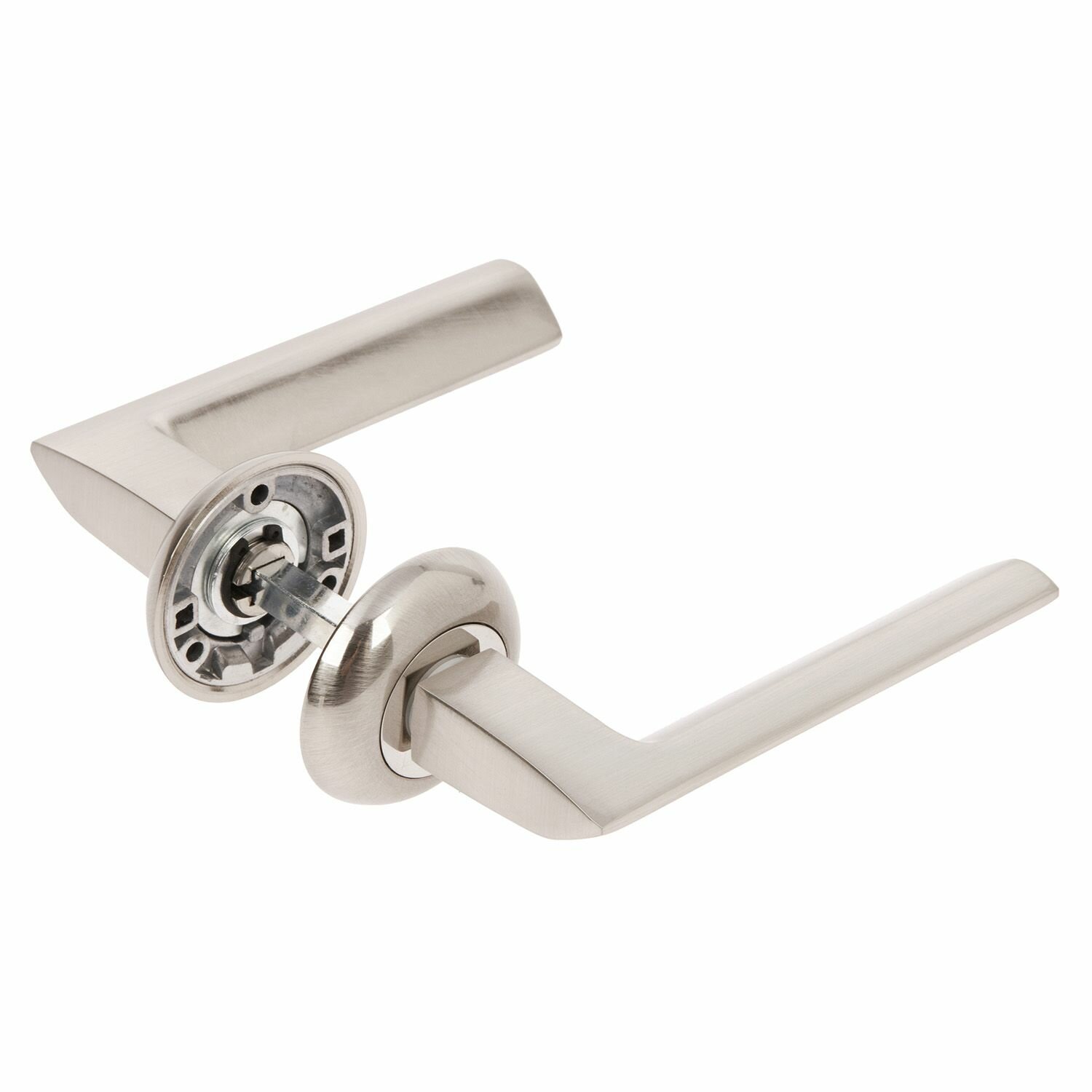 Ручка дверная Code Deco H-14105-A-NIS раздельная, никель матовая