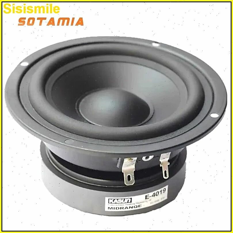 1Pcs 4-дюймовый среднечастотный мощный динамик мощностью 8 Ом 80 Вт, DIY Bluetooth Динамик Smart Audio HiFi Музыкальный домашний кинотеатр