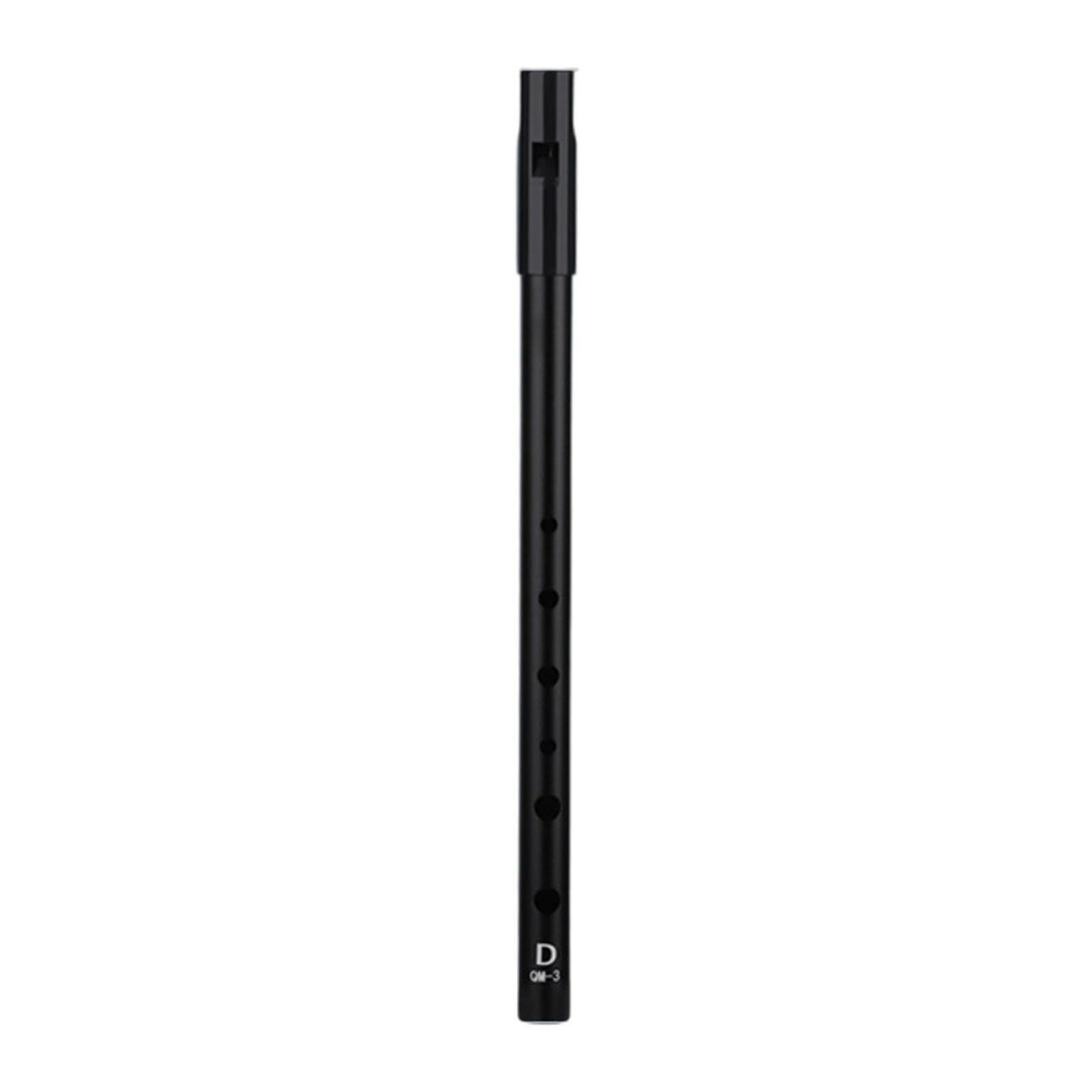 Флейта Tin Whistle Портативная 6 Отверстий D Ключ Черная