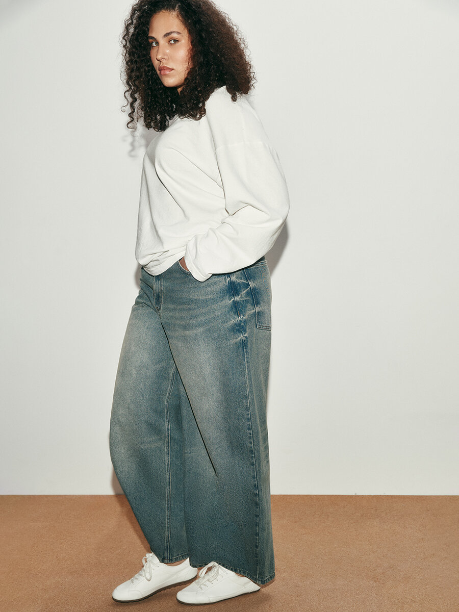 Джинсы багги mixmatch 