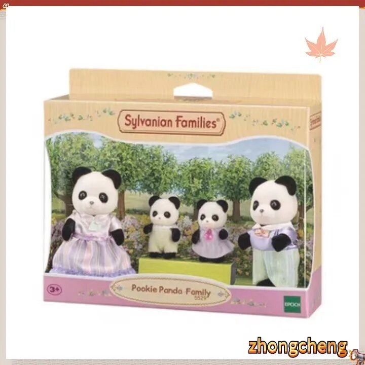 Фигурка Toys Semple Panda Family Doll Set Play House Doll, кукла панда, 5 см