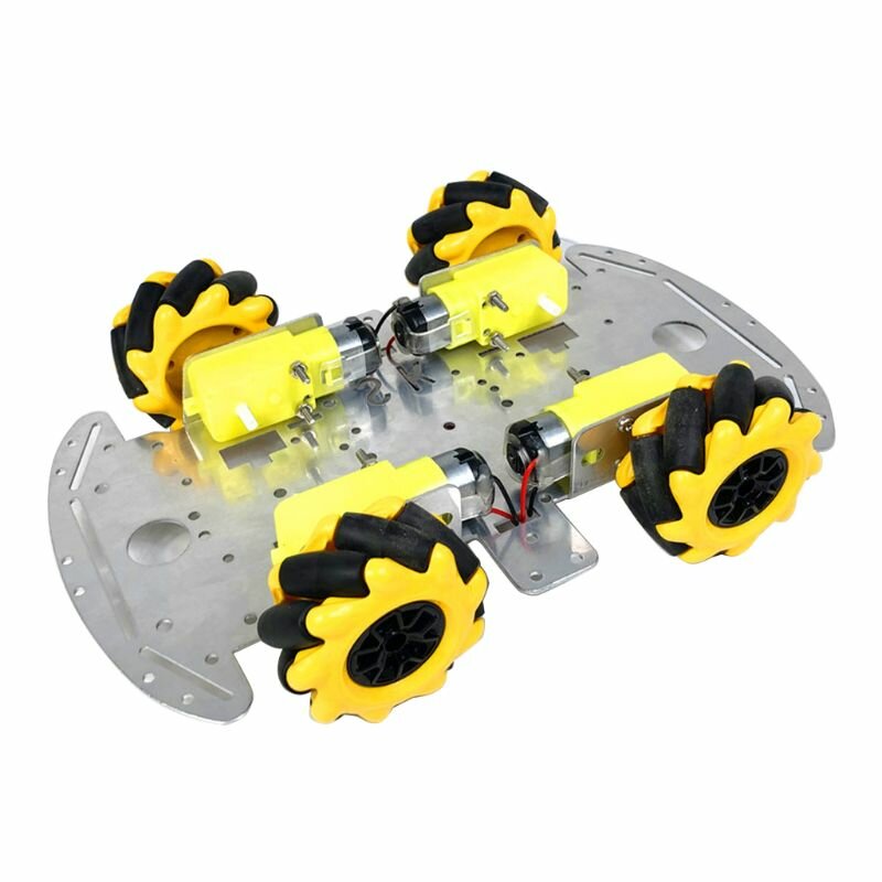 Всенаправленная Колесная Тележка для Шасси Автомобиля Smart Robot Metal TT Motor Kits DI