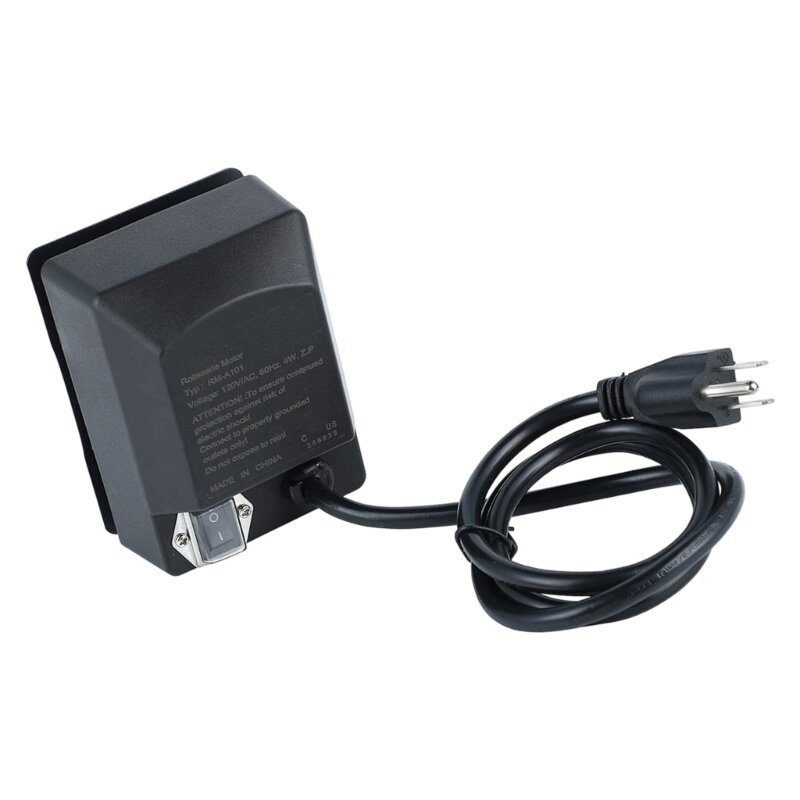 Мощный мотор-гриль американского стандарта 110 В Для равномерного нагрева барбекю Из Прочных материалов ABS Бесшумная Работа Гриль На открытом воздухе