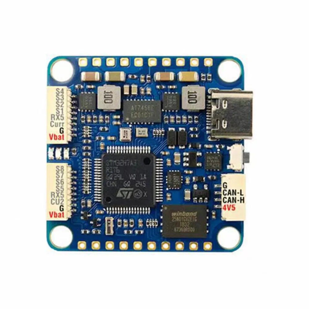 Полетный Контроллер H7A3-SLIM STM32H7A3RIT6 Встроенный Черный Ящик С Экранным Меню Baro