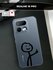 Чехол на Realme 16 Pro / Реалме 16 Про с принтом Неприличный человечек чёрный, п...