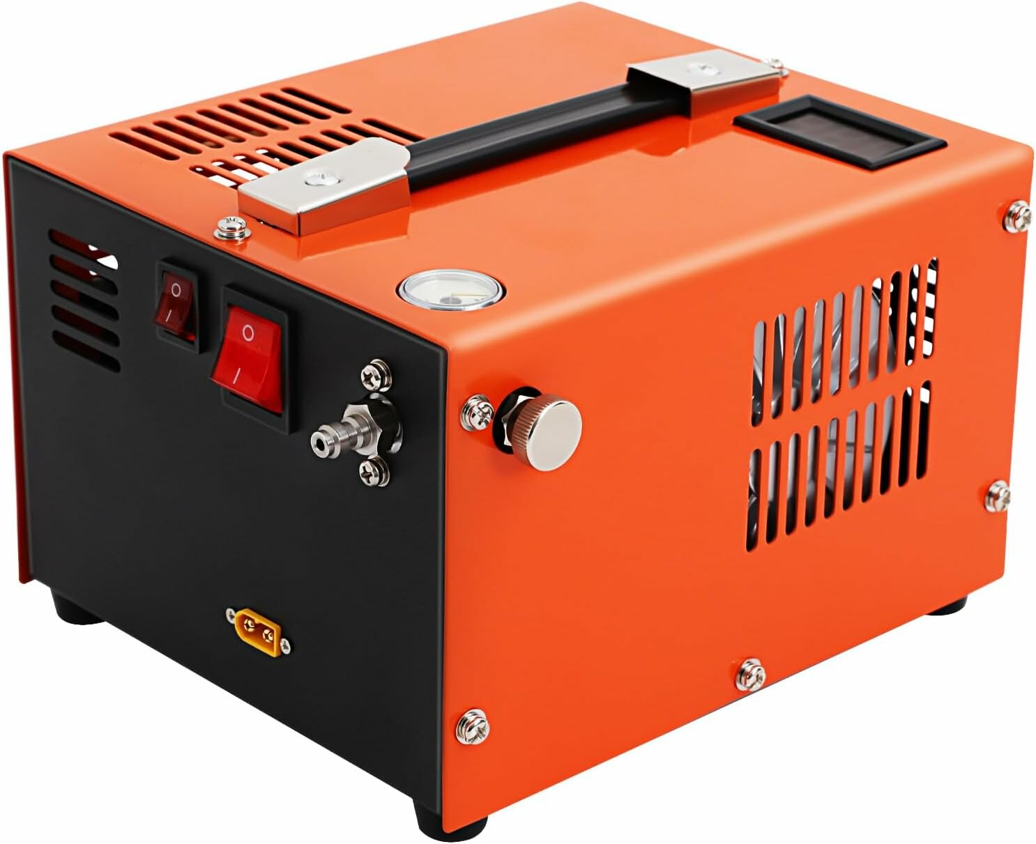 Воздушный компрессор PCP, портативный компрессор PCP 4500 фунтов на квадратный дюйм / 30 МПа со встроенной системой охла