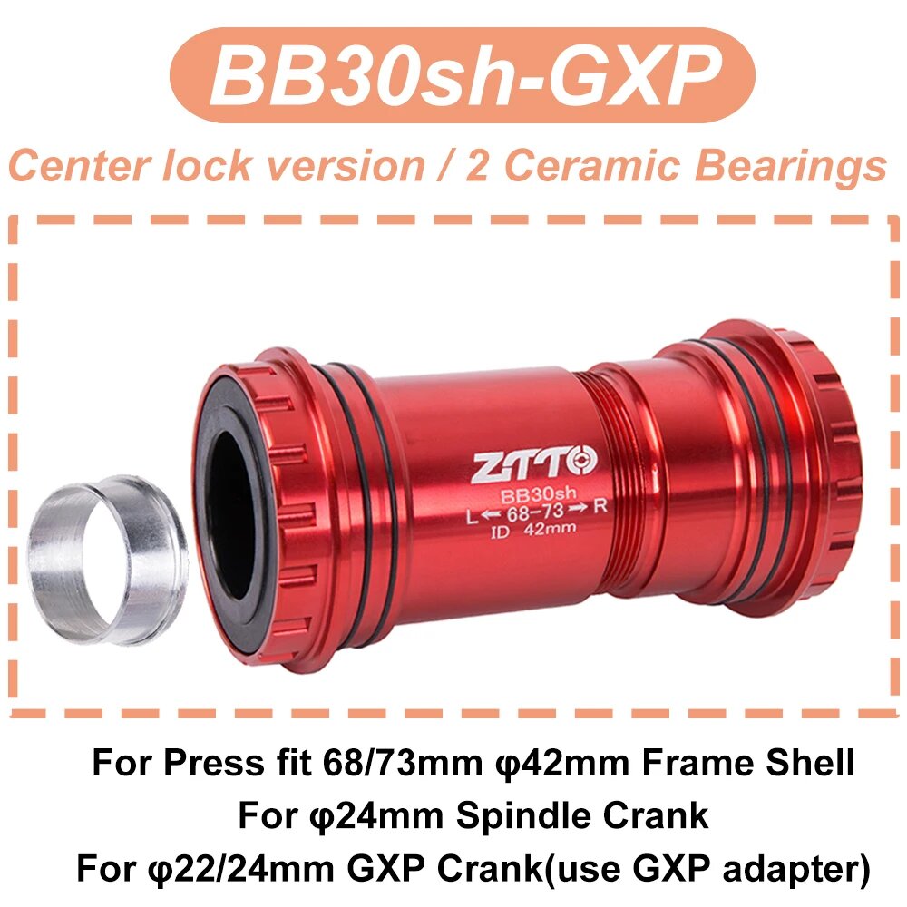 ZTTO Пресс-фит каретка BB30 для горных велосипедов