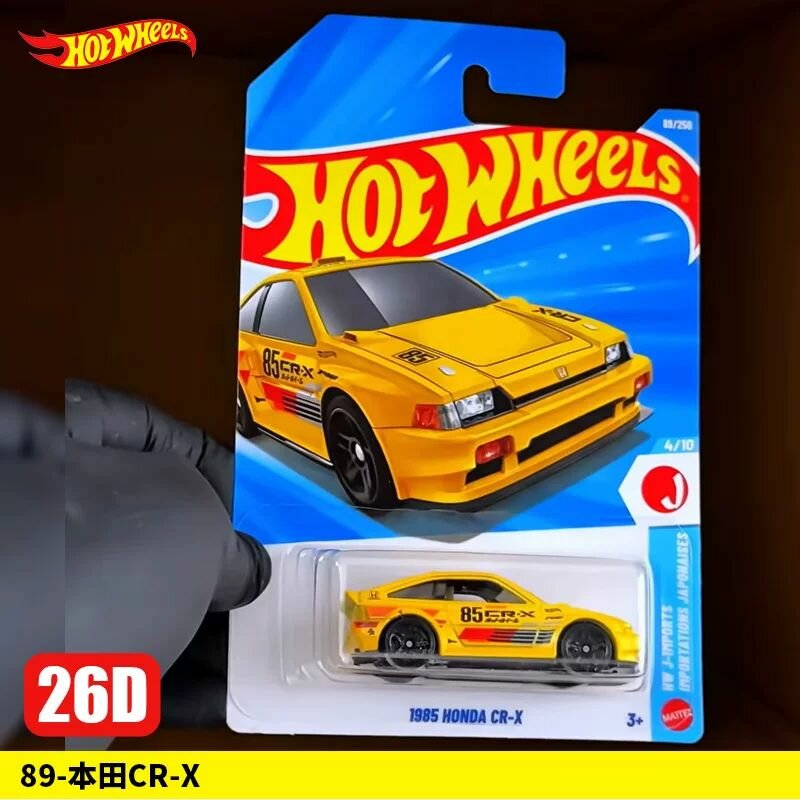 Машинка HOT WHEELS MODEL 1:64 1985 HONDA CR-X Die-cast Alloy Model Collection Toy Children Gifts