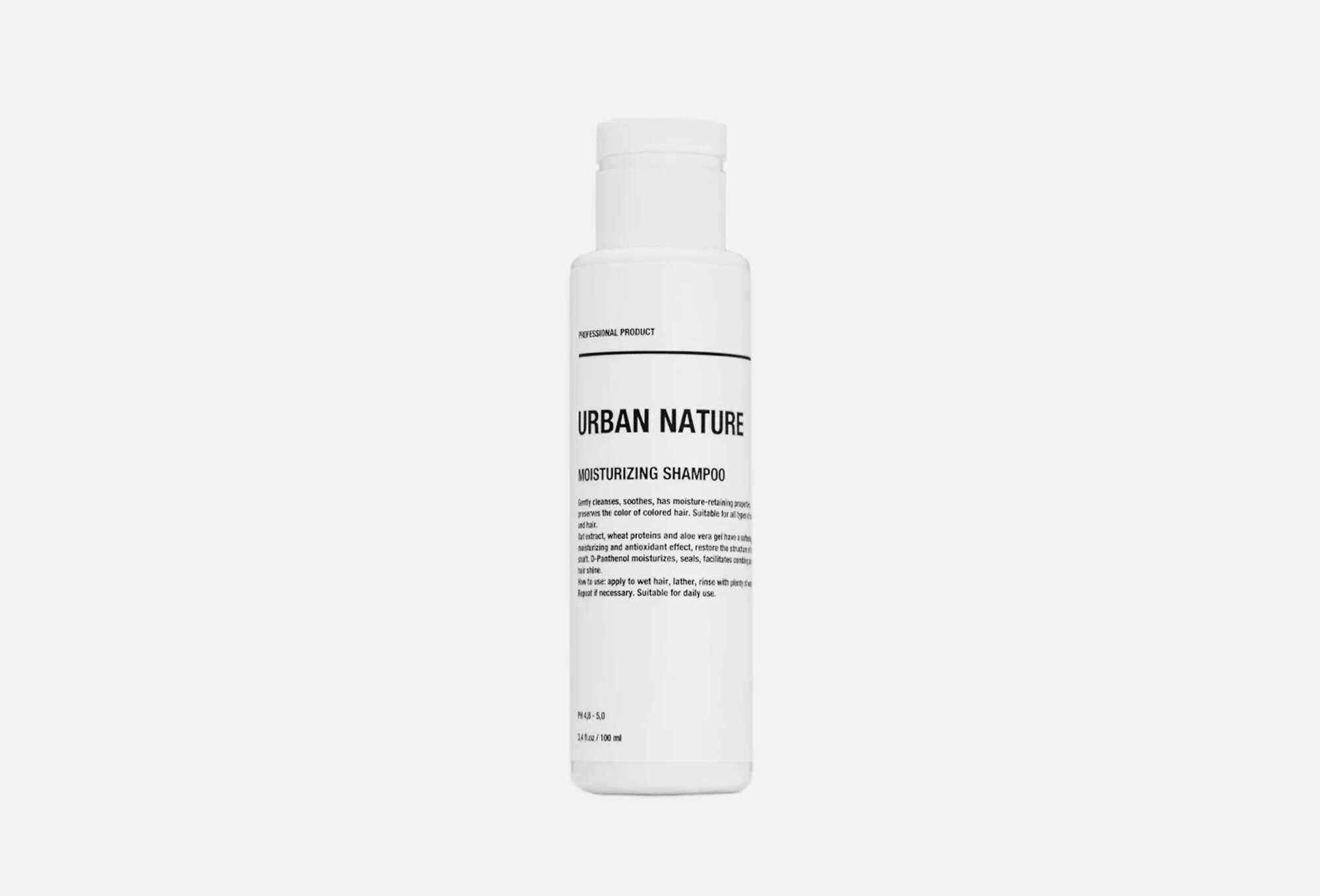 Шампунь для волос Urban Nature Moisturizing Shampoo, увлажнение 100 мл