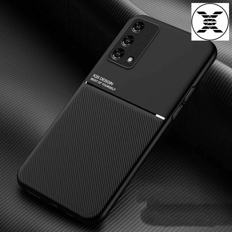 Чехол для телефона Realme GT Master Edition и Realme X7 Max (Реалми ГТ Мастер Эдишн и Рилми Икс 7 Макс), встроенный магнитный диск, черный с магнитом для GT Master для X7 Max