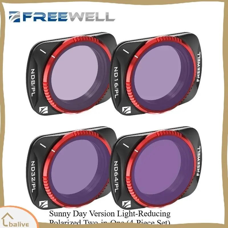 FREEWELL Sunny Day Version Light-Reducing Polarized Two in One (4 Piece Set) Фильтры для камер 27 мм