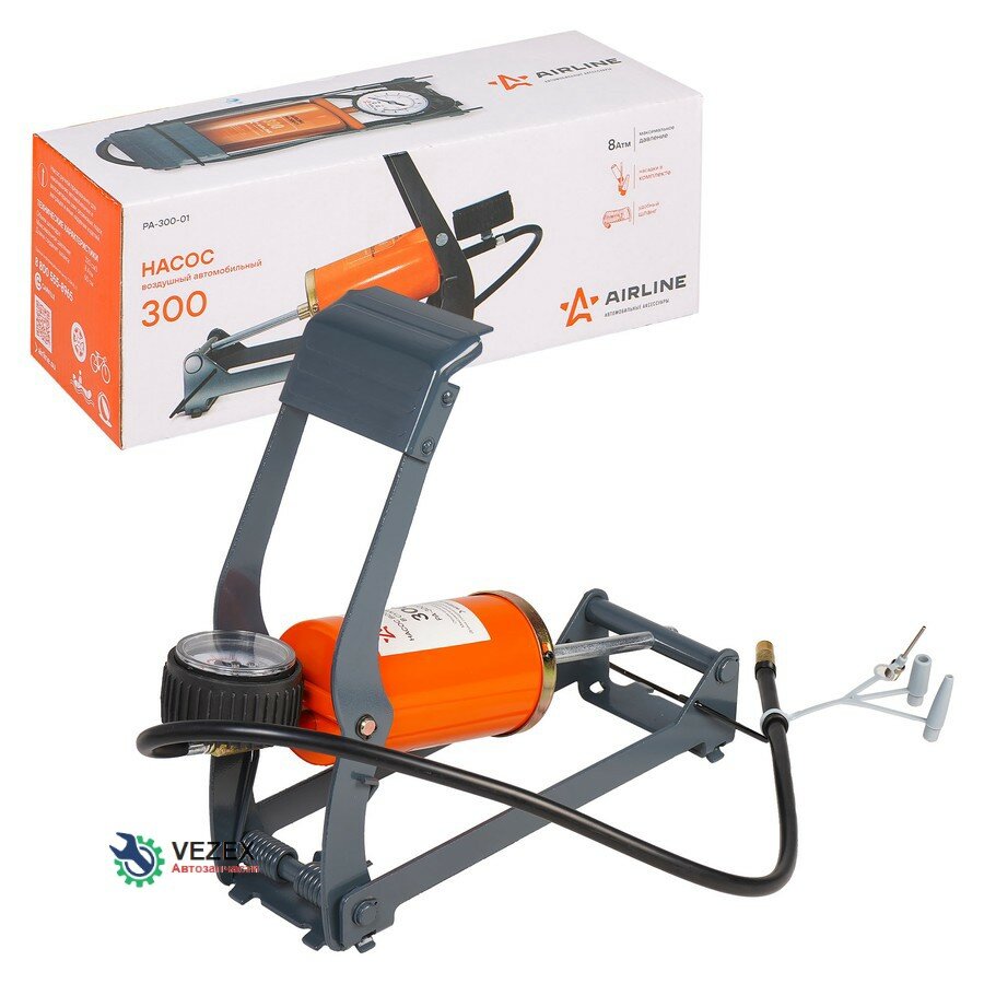 AIRLINE PA-300-01 Насос для подкачки шин