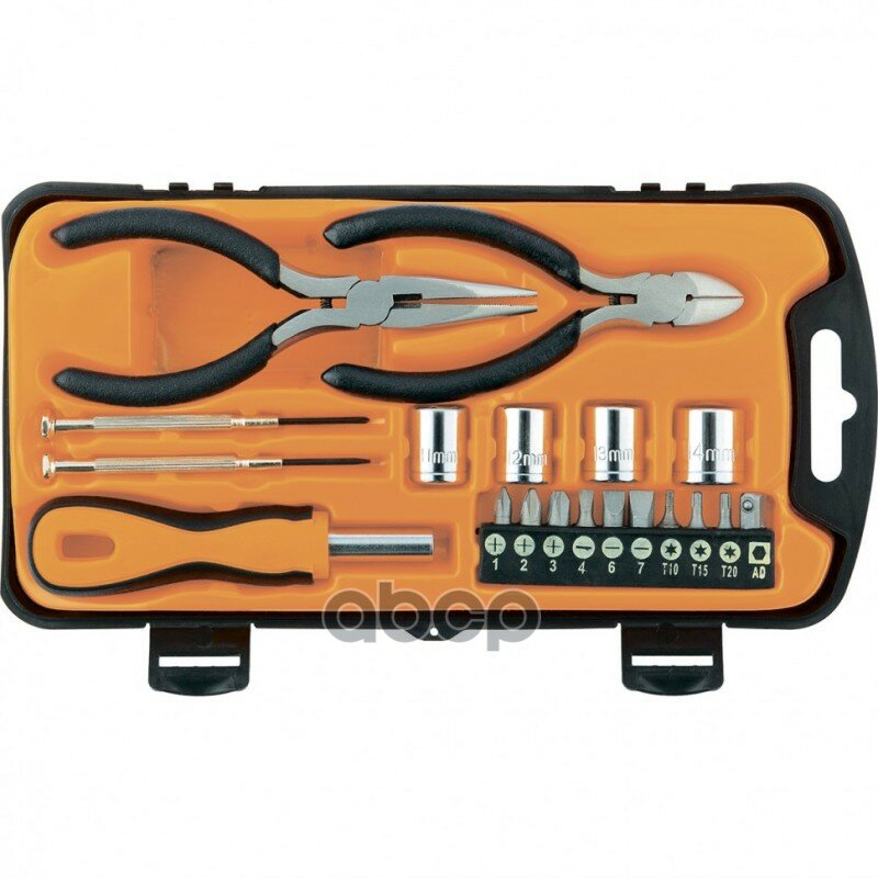 Набор инструментов 19 предметов слесарно-монтажный бытовой SPARTA Sparta арт. 13546