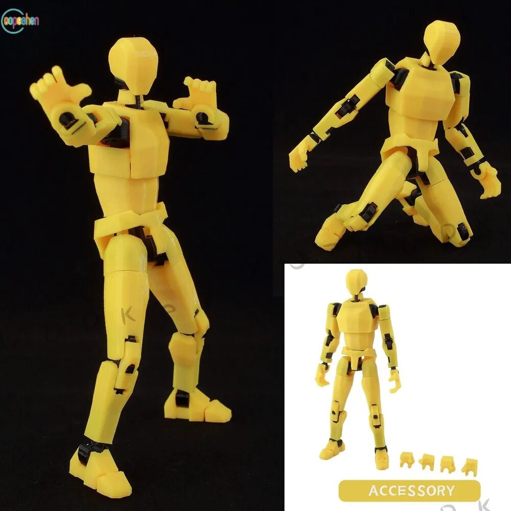 Магическая Битва Фигурка (без сборки), Lucky Dummy 13,3D-печатный подвижный манекен