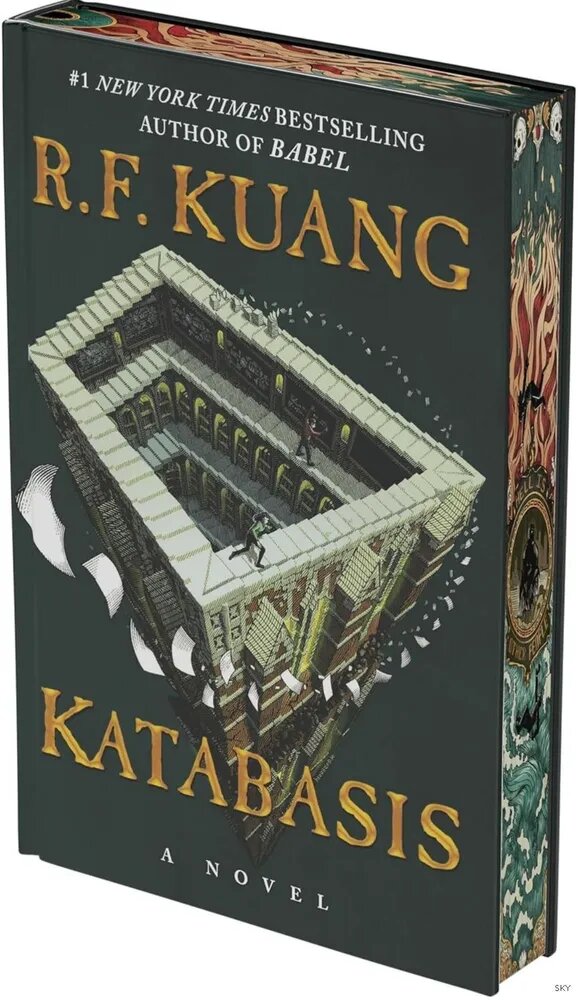 Katabasis by R.F. Kuang делюкс издание, hardcover, English, 560 pages, published in 2025