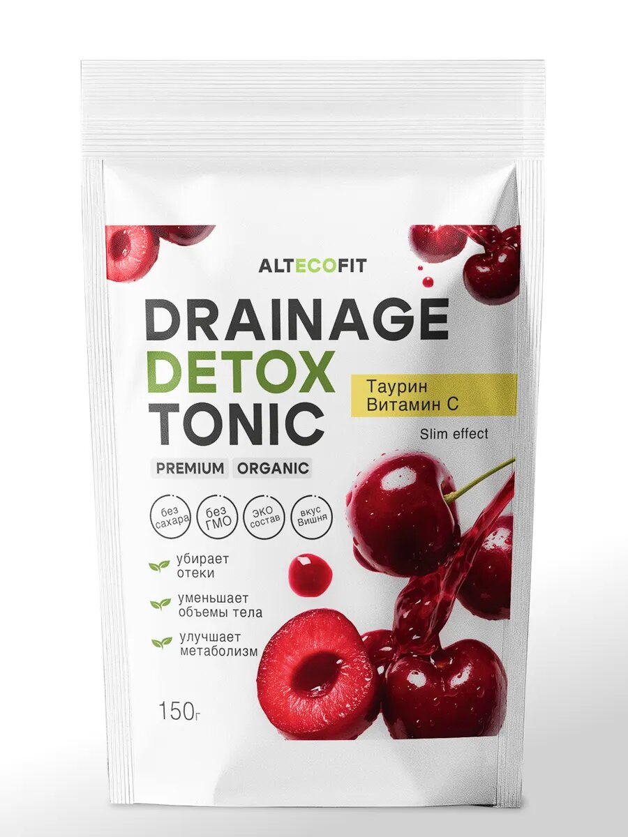 Дренажный напиток для похудения, ALTECOFIT, фитококтейль, детокс и похудение, диетические продукты питания от отеков