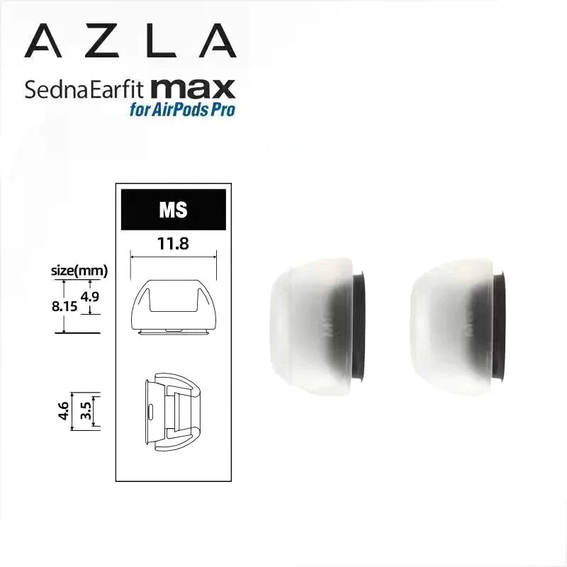 Чехлы AZLA Max подходят для беспроводных Bluetooth-наушников Apple AirPods Pro 2, замена в наивысшей компактности.