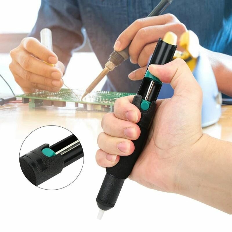 Сварочные инструменты, насос для снятия припоя, пистолет для отсасывания олова, ручка-присоска для снятия припоя для извлечения вакуумного паяльника