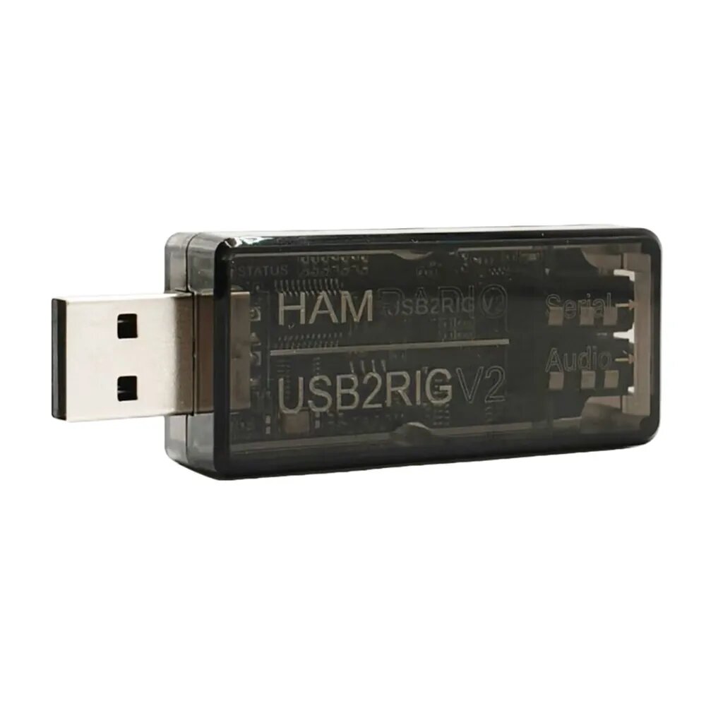 USB-адаптер для радиостанций Kenwood, Yaesu, Icom с аудио и последовательным интерфейсом TTL/RS232